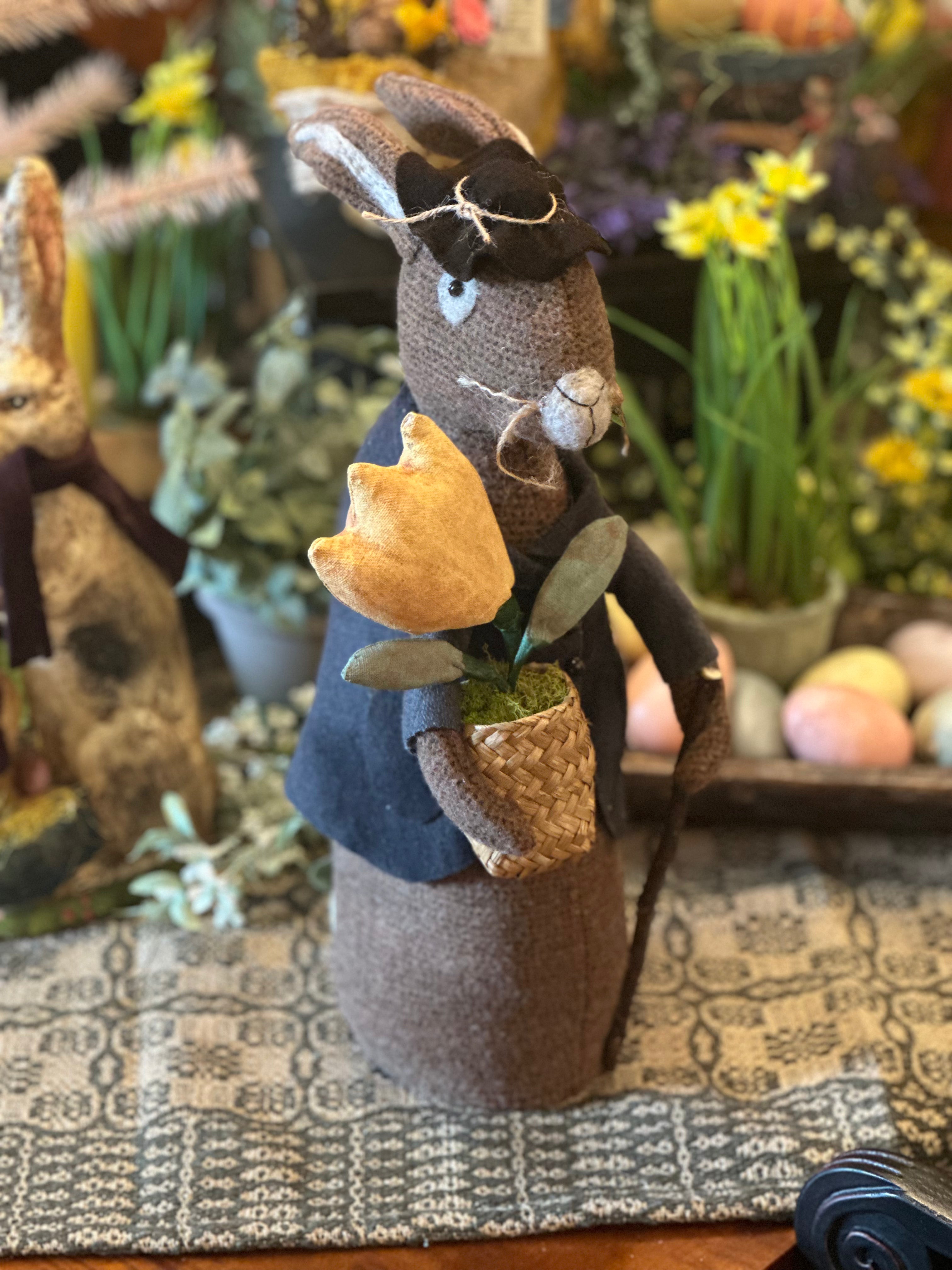 Handmade Wool Bunny Dolls – Pine Cone Gift Shoppe