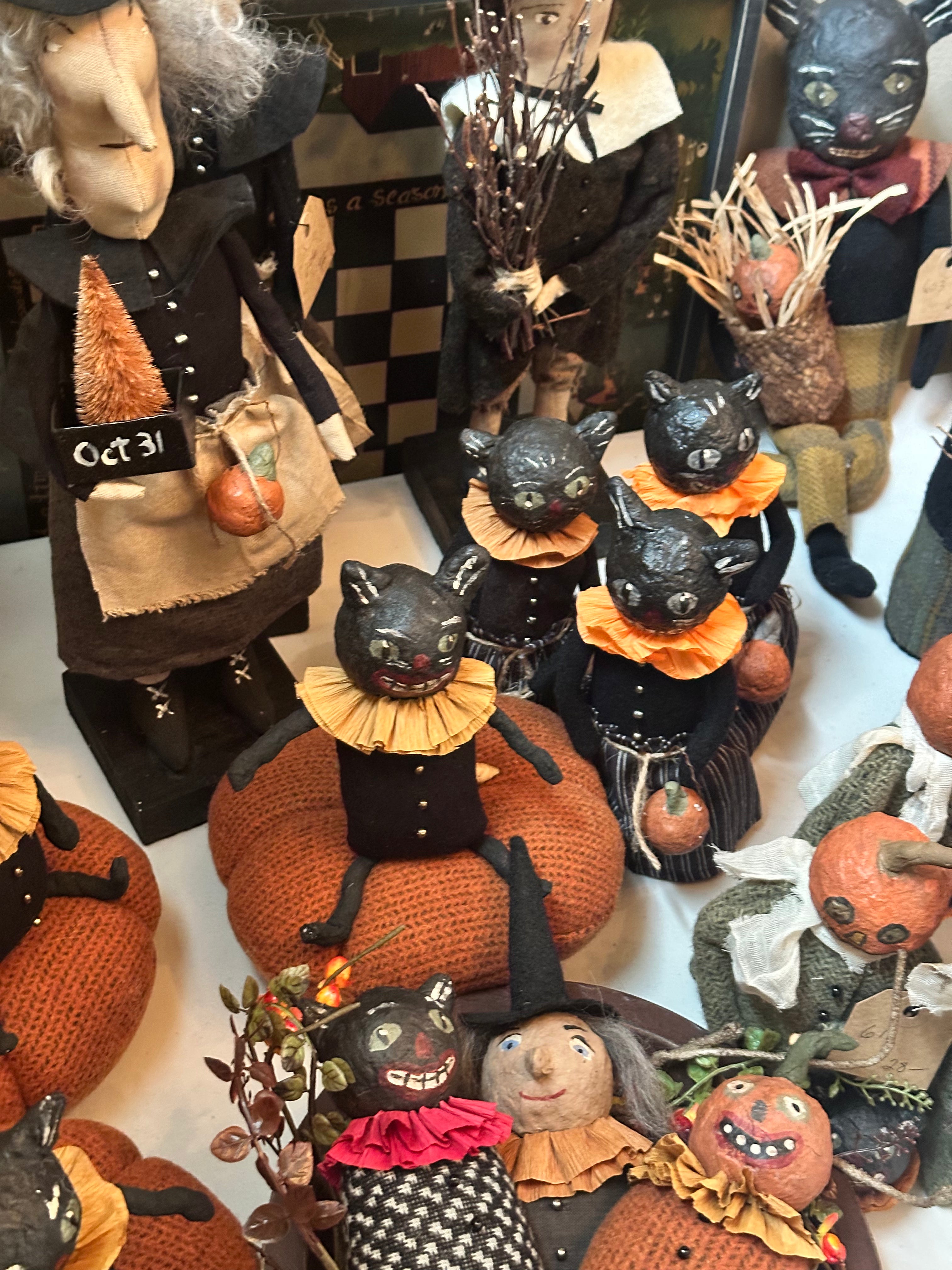 Handmade Fall/Halloween Figures – Pine Cone Gift Shoppe