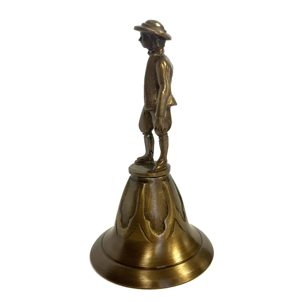 Antiqued Brass Colonial Man Table Bell – Pine Cone Gift Shoppe