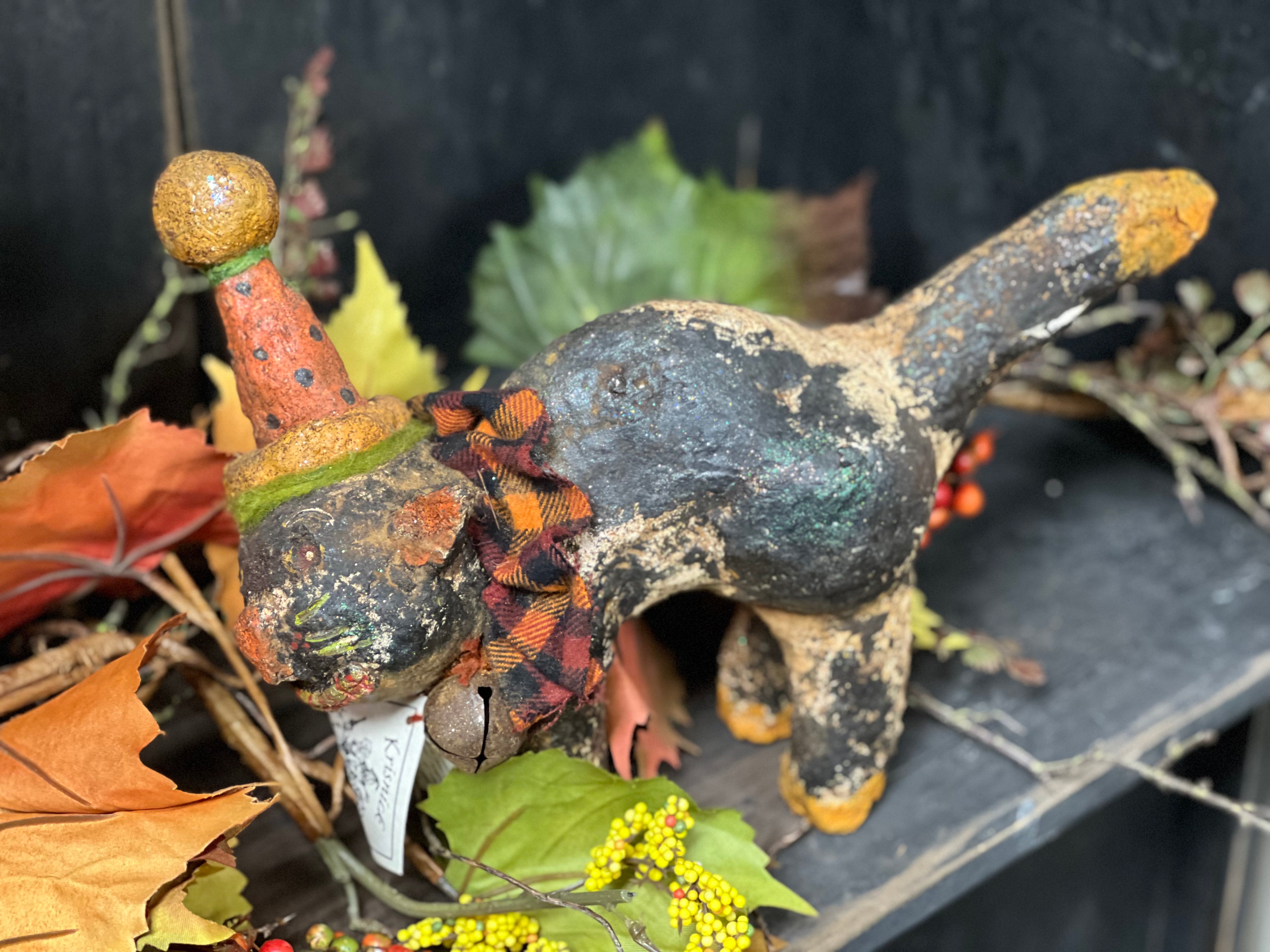 Krisnick Small Black Cat Fall – Pine Cone Gift Shoppe